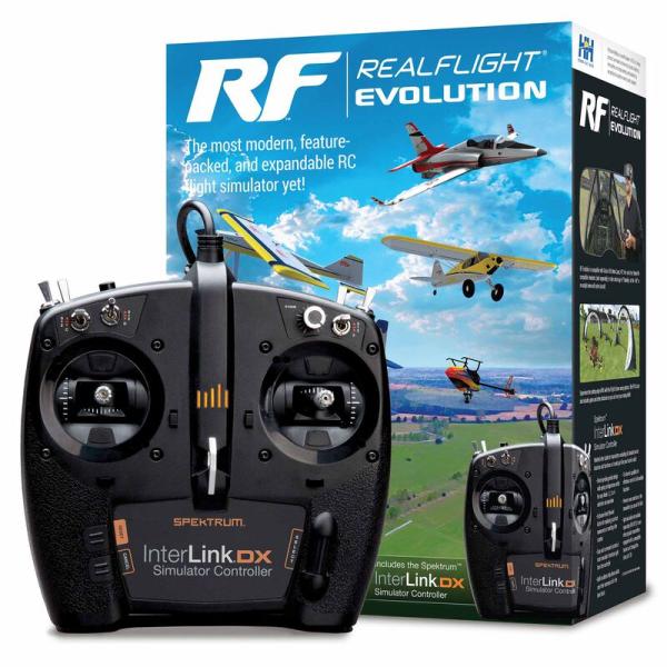 【内容品】 ●リアルフライトEvolution Steam用プロダクトキー●Spektrum InterLink DX シミュレーターコントローラー●日本語取扱説明書(CDデータソフト) / 別途販売してるマニュアル(AC-RF9-MAN)...