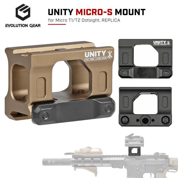 EVOLUTIONGEAR製UNITYタイプFASTMICRO-SMOUNTレプリカは、AimpointT-1/T-2/CompM5/CompM5sドットサイトに対応し、M4やHK416、SCAR、MP7など20mmレイル搭載の様々なエアガ...