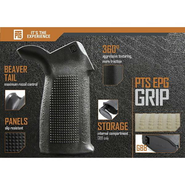 シンプルながらも機能性に優れたM4/M16プラットフォーム用ピストルグリップです。従来のM4グリップの角度で両手利きに対応したデザインをしております。快適さを維持しながらも最大の反動コントロールができるよう高い位置で握れるビーバーテール形状...