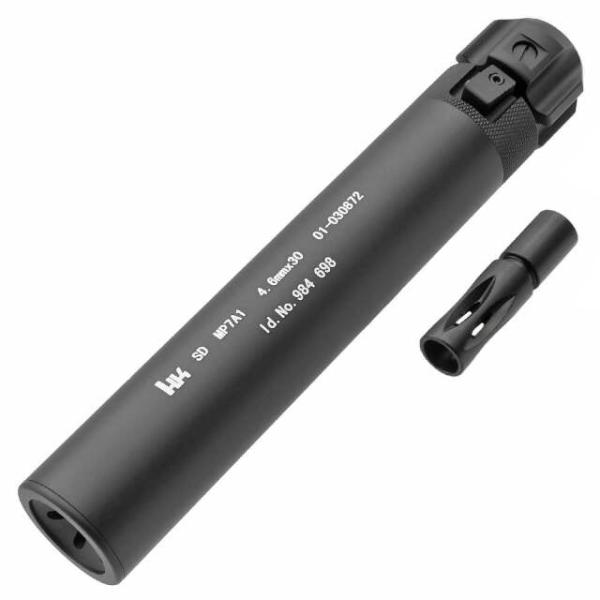 FMA MP7 HK サイレンサー レプリカは、米軍特殊部隊NAVY SEALsで使用されるMP7用HKサイレンサーを忠実に再現した、エアガン向けの本格ドレスアップパーツです。VFC製電動MP7A1、VFC製ガスブローバックMP7A1、KS...