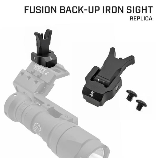 WADSN UNITY TACTICAL FUSIONバックアップアイアンサイトレプリカは、別売のFUSION Micro Hub 2.0レプリカ専用の革新的なフロントサイトです。20mmレイルやM-LOKなどの一般的な規格には対応していま...