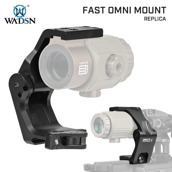 WADSN製UNITY TACTICAL FAST OMNI MOUNTレプリカは、G33やG43マグニファイアに対応した革新的なマウントです。マグニファイアを「逆さまに搭載」し、さらに「内側へ折りたたむ」という画期的な機能を備えています。...