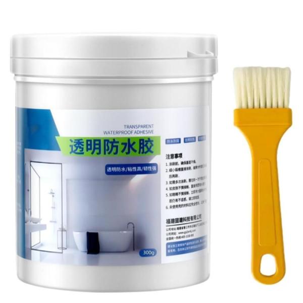 透明な防水接着剤、透明な防水補修剤、【300g/500g/1000g】透明防水ジェルです 防水補修剤、透明防水材防水剤 水漏れ 接着剤、透明防水塗料 水漏れ補修剤