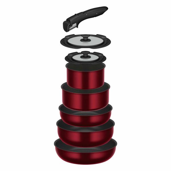 THERMOS 取っ手が取れる 鍋 フライパンセット