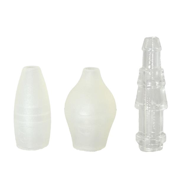鼻水吸引に便利なオリーブ管キット。各種吸引器(KS-500、KS-501、KS-700、KS-710、KS-800、KS-1000、KS-1000C、ミニック・セパシリーズ)にお使いいただけます。オリーブ管の極小、玉、接続コネクタのセットで...