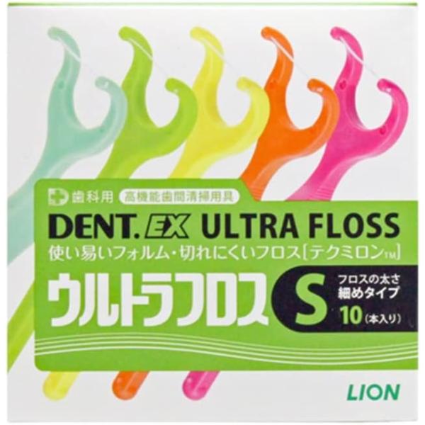 ※S（狭い歯間用）小学生でもフロッシングの習慣が育成できます使いやすさを追求したＹ字型ホルダーと、高耐久性・低摩擦力の新素材『テクミロン』を採用。フロッシング習慣の育成に役立ちます。【特長】■高機能切れにくく、摩擦抵抗力の小さなテクミロンを...