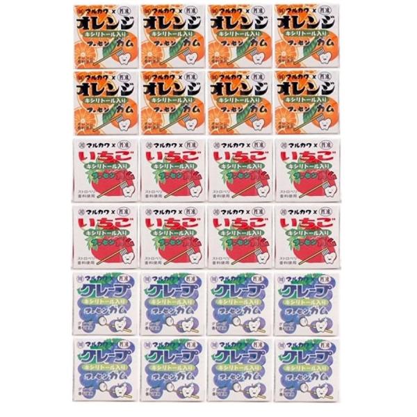 キシリトール入り マーブルガム 4粒×24個 歯科医院専売歯を大切にするキシリトール配合のガム！子供の頃、駄菓子屋さんにあった、マルカワのマーブルガムが、キシリトール入りになって登場♪見ているだけで嬉しくなるパッケージですね！内容量:1箱 ...