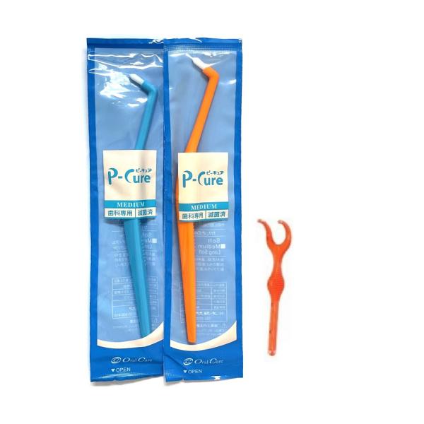 ●ピーキュア P-Cure 2本 【カラー指定なし】 (M ミディアム)OralCare オーラルケア P-Cure ピーキュア MEDIUM  2本 ※カラー指定は出来ません、ご了承ください。デリケートな歯肉も 効率的にケアする炎症により...