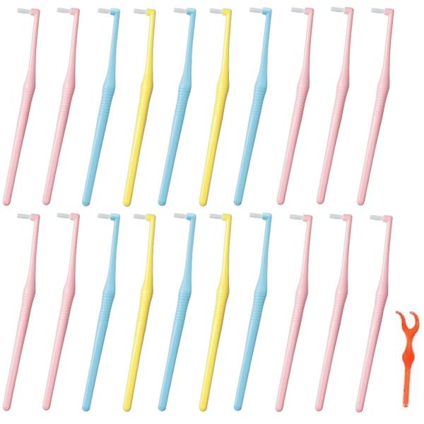 ●ライオン EXワンタフト歯ブラシ（onetuft） 20本 (systema) 【カラー指定なし】長めのスーパーテーパード毛を生かして、歯周ポケットケアや（露出）根分岐部ケアに。歯間部、歯頸部、叢生部、臼歯遠心部、歯周ポケット、矯正装置周...