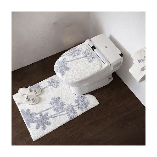 ■セット内容（４点セット）　・トイレマット（胴長）　・ペーパーホルダーカバー　・スリッパ　・タオル　上記　各１点■サイズトイレマット：約 縦80ｘ横60ｃｍ（クリ下 約60ｃｍ）スリッパ：標準フリーサイズ（約 26ｃｍ）タオル：約 34×7...