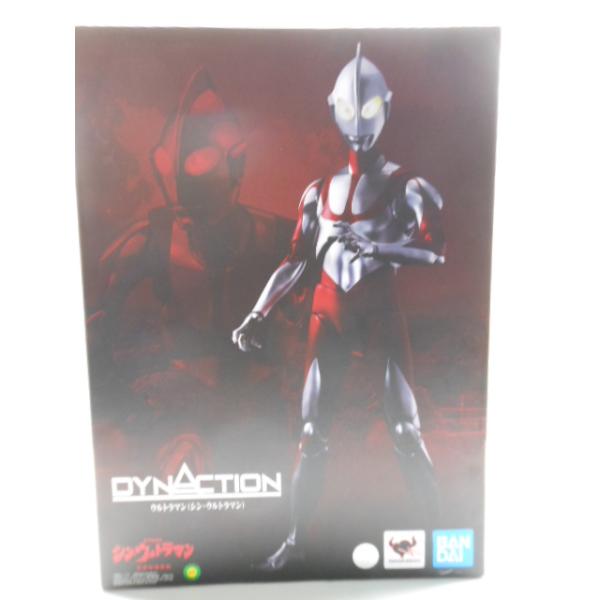 「DYNACTION」より「ウルトラマン(シン・ウルトラマン)」となります。発光する眼部。光沢感を追求したリアルな彩色表現。ダイキャストとPOMの複合関節により生みだされる可動性能。そして約約400mm圧倒的ボリュームからなる存在感で「DY...