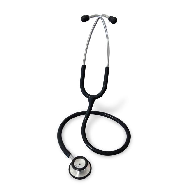 ・届出番号12B2X10011000076・全長：77cm　重量：120g・材質：チェストピース／アルミニウム、耳管／真珠クロームメッキ、チューブ／PVC（塩化ビニル樹脂）　　　　シャフト／真鍮クロームメッキ、イヤピース／PVC（塩化ビニル...