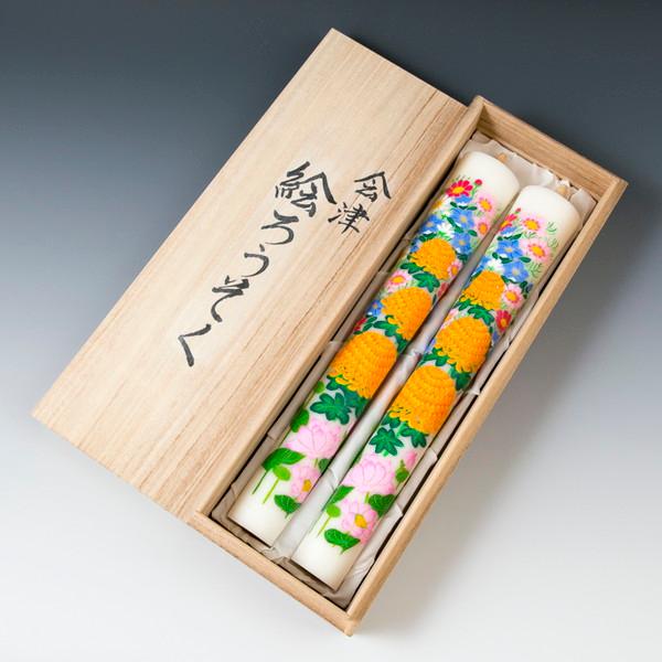 全長　約35ｃｍ一本一本手作り、手描きにて製作しております。サイズ・絵柄・色味等が、写真と多少異なる場合がございますが、ご容赦下さい。