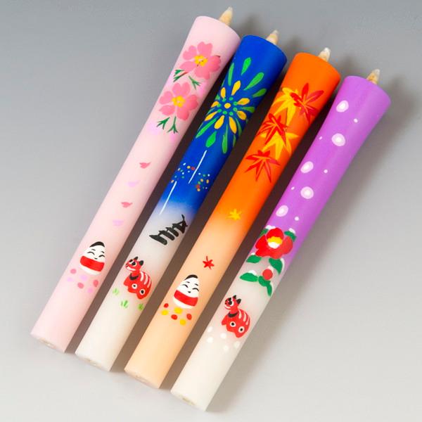 全長　約14ｃｍ一本一本手作り、手描きにて製作しております。サイズ・絵柄・色味等が、写真と多少異なる場合がございますが、ご容赦下さい。在庫がある場合：3営業日以内に発送させていただきます。在庫がない場合：製作後（10日前後）の発送となります。