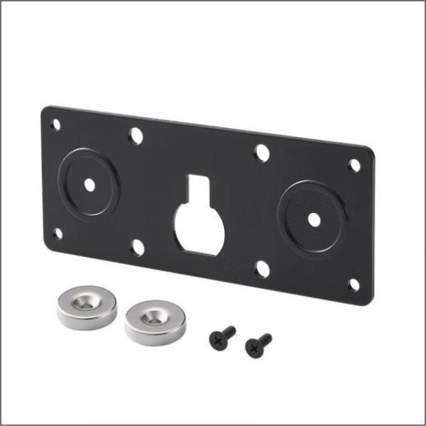 IC-2730のコントローラー用ブラケット（マグネット付属）です。吸盤型マウントブラケット：MBF-1にIC-2730のコントローラを設置できます。