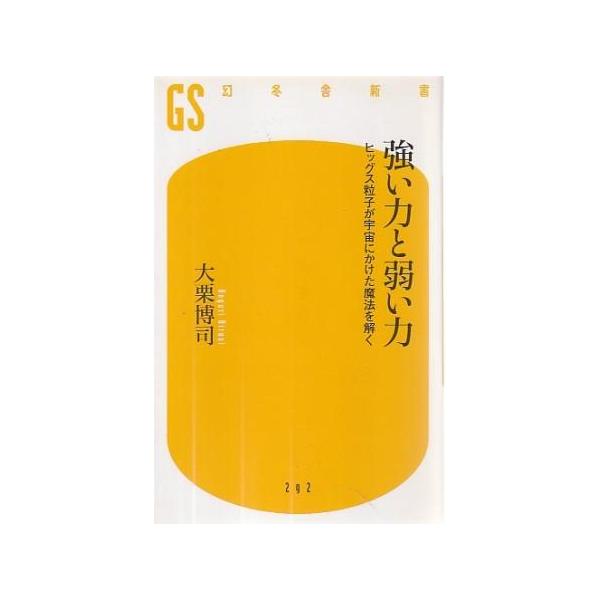 （古本）強い力と弱い力 ヒッグス粒子が宇宙にかけた魔法を解く 大栗博司 幻冬舎 S09324 2013発行