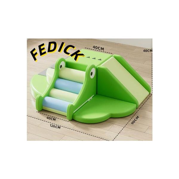 ワニ　ソフトブロック プレイマット 自由に組み合わせ 滑り台 クッション アスレチック おもちゃ 玩具 大型遊具 室内遊具 キッズコーナー 子供 幼児 保育園 保育用品