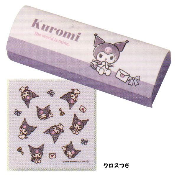 可愛いクロス付きメガネケース！【サンリオキャラクターズ】人気のキャラクターが、お洒落なメガネケースになりました！人気の半円型ケースで眼鏡をしっかり守ってくれます。お揃いのクロスのイラストもキュート☆o(^-^)o【素材・サイズ】 ●素材本体...