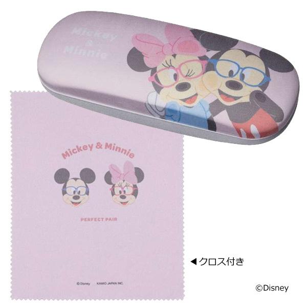 可愛いクロス付きメガネケース！【Disney】人気のキャラクターが、可愛いメガネケースになりました！厚みのあるハードケースでしっかりメガネを守ります。お揃いのクロスのイラストもキュート☆o(^-^)o素材・サイズ ●素材本体：スチール/ポリ...