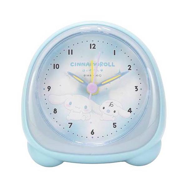 プラスト　目覚まし時計【サンリオキャラクターズ　ライト付き　おにぎりアラームクロック】サンリオほっぺつん・テーマのおにぎりアラームクロックが登場！コンパクトなサイズが可愛い♪便利なライト付き。大好きなキャラクターでぱっちりお目覚め！【機能・...