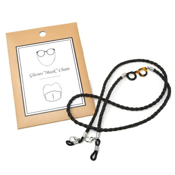 BEGLAD（ビグラッド）メガネチェーン　マスクチェーン”2WAY”スタイルおしゃれなメガネのモチーフがついたチェーンです。ゴム輪パーツをつければメガネチェーンカニカンをマスクの紐につければマスクチェーンに！ちょっと外したい時、メガネやマス...