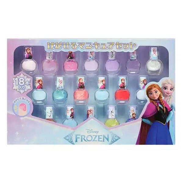 Plust（プラスト）　【Disney アナと雪の女王　はがせるマニキュア　18本セット】大人気アナと雪の女王のはがせるマニキュア18本セットが登場！落とす時はリムーバー要らず、水またはお湯でゆっくりはがすだけ。今日はどの色にしようかな？選...