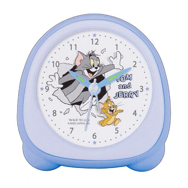 CRUX（クラックス）目覚まし時計　キャラクター　ミニライトクロック【トムとジェリー】大人気トムとジェリーの新デザインが登場♪かわいいミニライトクロック☆便利なライト機能付き☆置く場所を選ばないミニサイズなのも魅力です。プレゼントにもおすす...