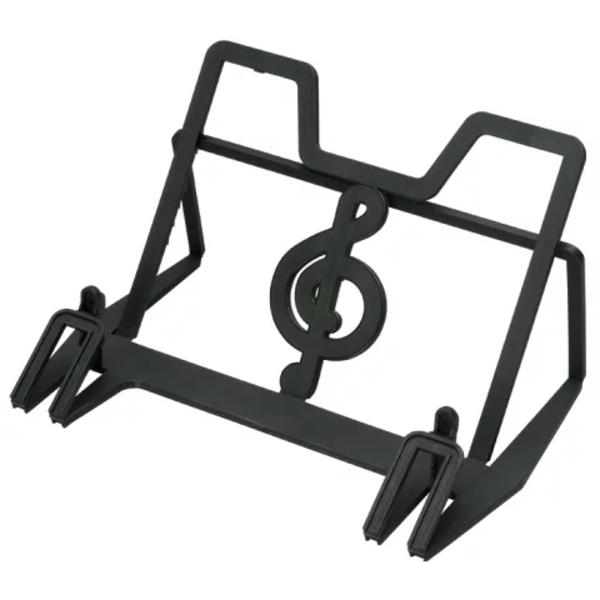 ナカノ【ハンディミュージックスタンド＜簡易書見台＞】センターのト音記号部分が、本の重さと後ろからの支えをうまくコントロールしてくれて、見た目以上の安定感を発揮！簡単にセッティングができるブックスタンドは鍵盤ハーモニカ、リコーダーの練習から、...