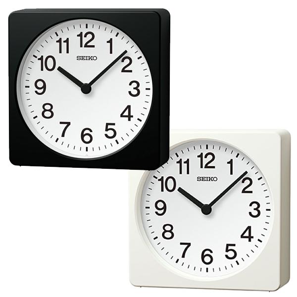 SEIKO(セイコー）　掛置き兼用時計コンパクトな空間にマッチする、シンプルで普遍的なデザインの掛置兼用時計。スタンド等は不要でそのまま置いてもご使用いただけます。【カラー】・ブラック　KX624K・ホワイト　KX624W☆ラッピングサービ...