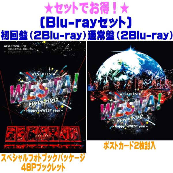 【発売日：2026年07月15日】■初回盤・Blu-ray（2枚組)・スペシャルフォトブックパッケージ・48Pブックレット■通常盤・Blu-ray（2枚組）・ポストカード2枚封入○記念すべきWEST.初の単独カウントダウンライブ「WEST....