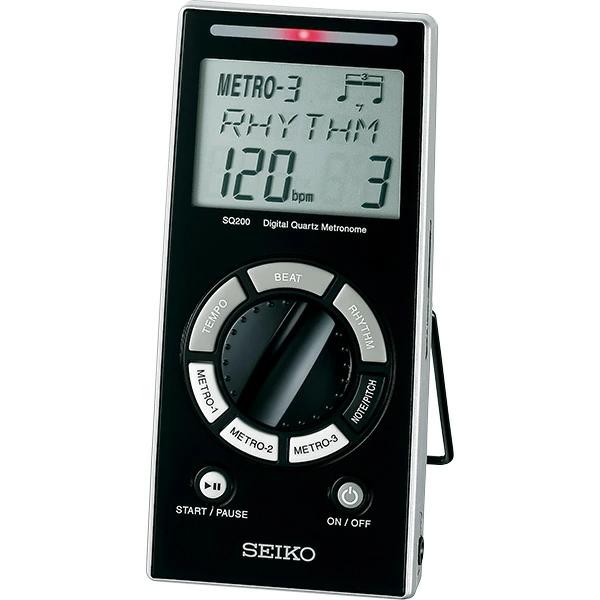 SEIKO（セイコー）【デジタルクオーツメトロノーム】多彩な機能と使いやすい操作性を追求したハイスペックモデル・モニタースピーカー機能・メモリー機能・ボリューム調整機能・イヤホンSEP2対応・ACアダプター対応★ラッピングサービス☆彡■郵便...