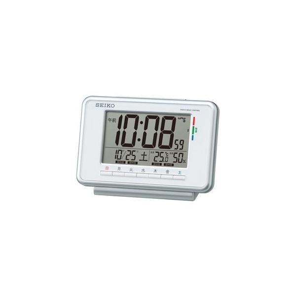 SEIKO(セイコー）　【ウィークリーアラーム】電波目覚まし時計☆曜日ごとにアラームがセットできる新機能搭載！※ウィークリーアラームとは曜日ごとにそれぞれアラーム時刻を設定することができ、翌週以降も繰り返しアラームが鳴る機能です。（一日に設...