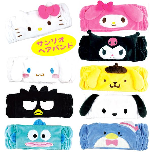 Plust（プラスト）　ティーズファクトリー★サンリオキャラクターズ★【ヘアバンド】サンリオキャラクターズのフェイスデザインが可愛いヘアバンド♪お風呂や洗顔やメイク時に大活躍！おうちでのリラックスタイムにもぴったりです。ふんわり滑らかな手触...