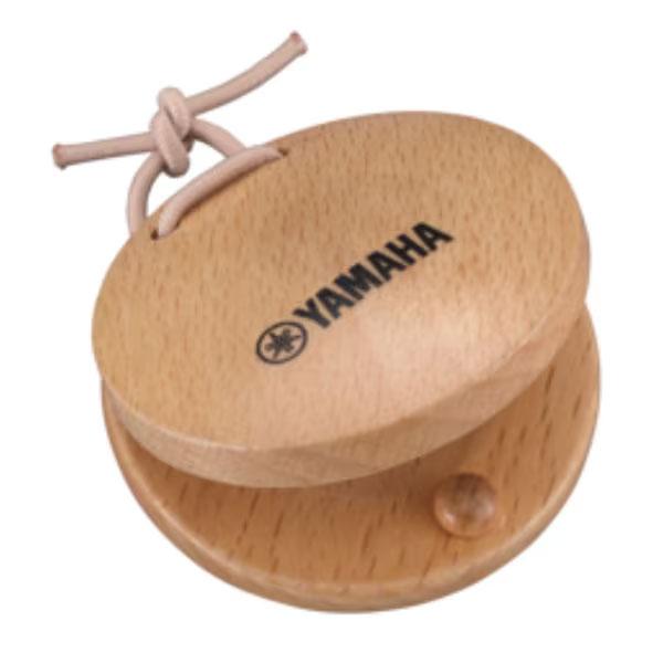 YAMAHA（ヤマハ）【木製　カスタネット】主に幼児教育で使用されているカスタネット。ナチュラルな木目タイプ。堅くしなやか、きめ細かい木目で表面の触り心地が良いビーチ材を採用。お子様にも安心安全にお使いいただけます。（水性塗料使用、食品衛生...