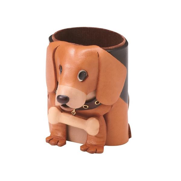 日本製　本革メガネスタンドかわいい動物をモチーフにした本革製のメガネスタンド。職人さんの手作りです！クリーナーとクロス付き。使うほどに本革の味わいと愛着が深まります。お誕生日、還暦祝い、入学、卒業、入社、退職などプレゼントにもおすすめ！☆ラ...