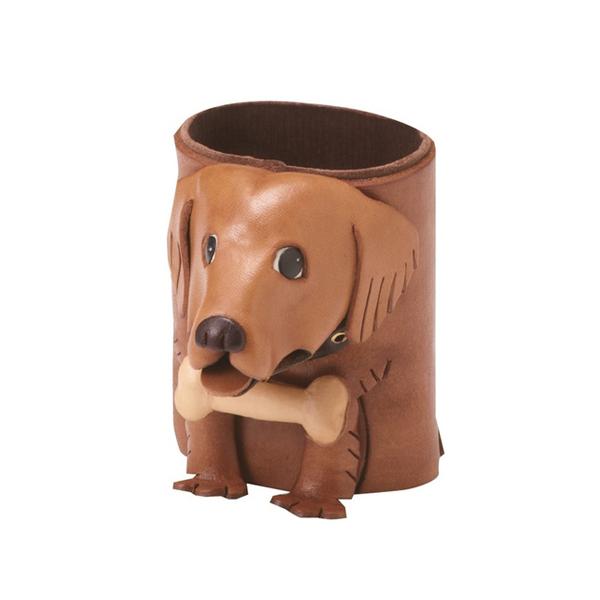 日本製　本革メガネスタンドかわいい動物をモチーフにした本革製のメガネスタンド。職人さんの手作りです！クリーナーとクロス付き。使うほどに本革の味わいと愛着が深まります。お誕生日、還暦祝い、入学、卒業、入社、退職などプレゼントにもおすすめ！☆ラ...