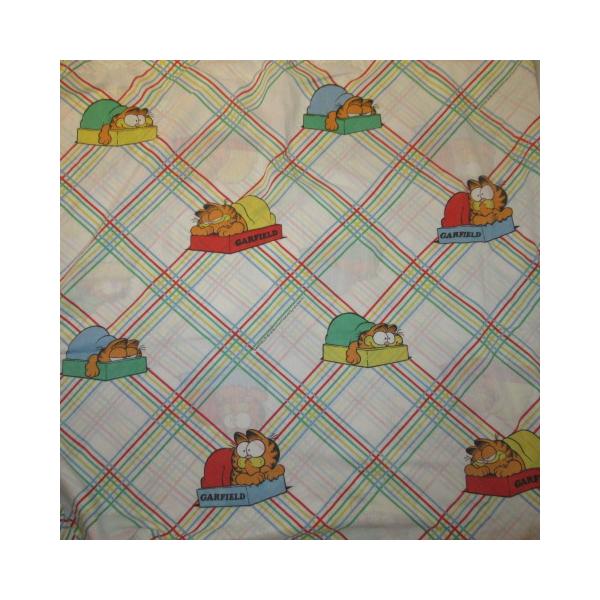 おもちゃ屋SPIRAL（スパイラル）は原宿にあるUSトイ・輸入雑貨のお店です。 レアなおもちゃがいっぱい。あなたのお気に入りのがみつかるかも！【商品説明】ガーフィールドの大きいシーツです！USEDになりますので多少の傷みや汚れがあります。【...