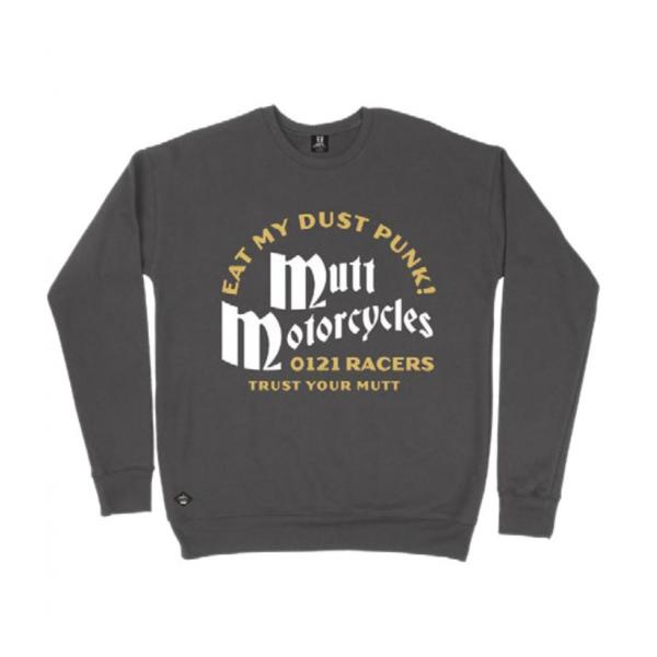 MUTT MOTORCYCLES APPAREL Mutt 0121 RACER SWEAT【カラー】CHARCHOL 【素材】コットン100%【サイズ】Sサイズ:肩幅50 身幅55 袖丈69 着丈70cmMサイズ:肩幅50 身幅57 袖丈...