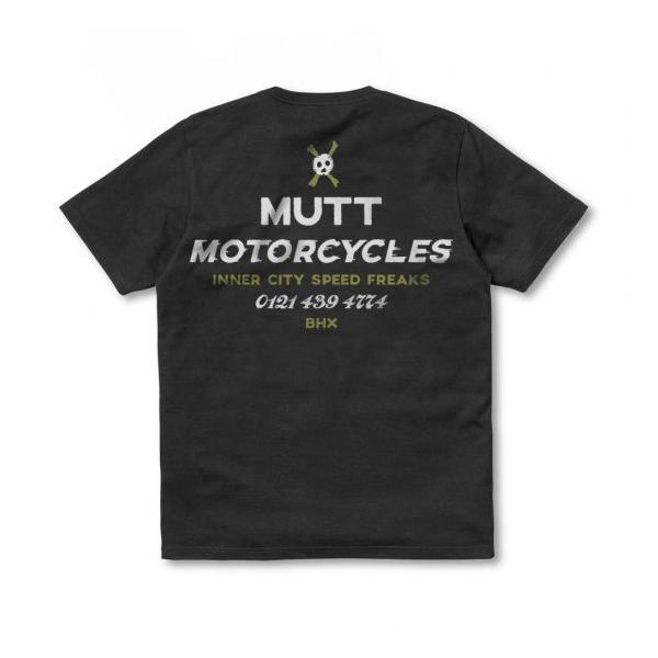 MUTT MOTORCYCLES APPAREL Mutt Speed Freaks T-Shirt【カラー】BLACK 【素材】コットン100%【サイズ】Sサイズ:身幅49.5 着丈70.5cmMサイズ:身幅52 着丈72cmLサイズ:身...