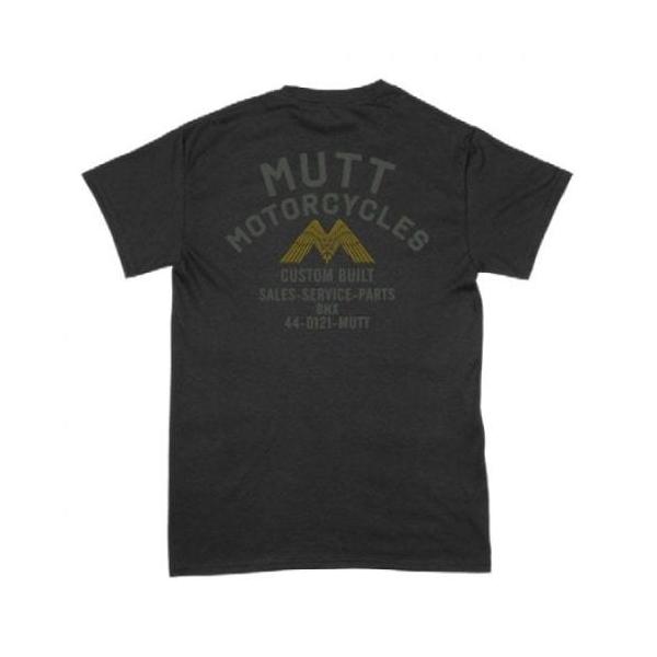 MUTT MOTORCYCLES APPAREL Mutt Shop T-Shirt【カラー】BLACK 【素材】コットン100%【サイズ】Sサイズ:身幅49.5 着丈70.5cmMサイズ:身幅52 着丈72cmLサイズ:身幅54.5 着丈...