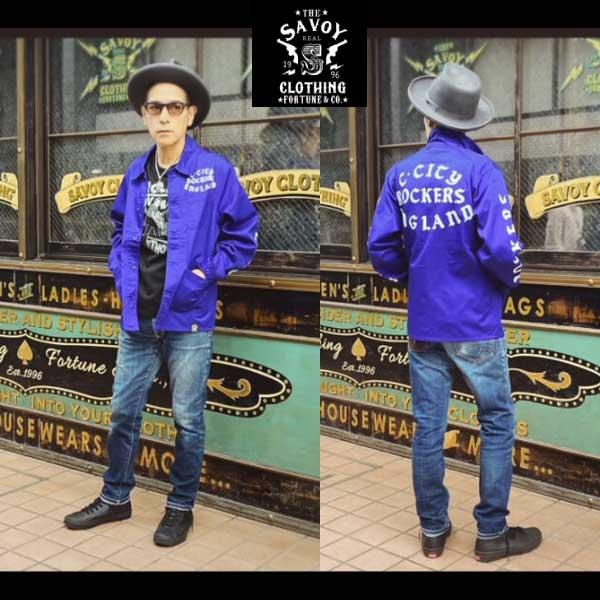 ★Savoyメンズ最新作 “C.CITY Coverall Jacket” 入荷しました。★Vintage Styleのカバーオールジャケットに『C.CITY ROCKERS ENGLAND』のプリント正に『Working Class Ro...