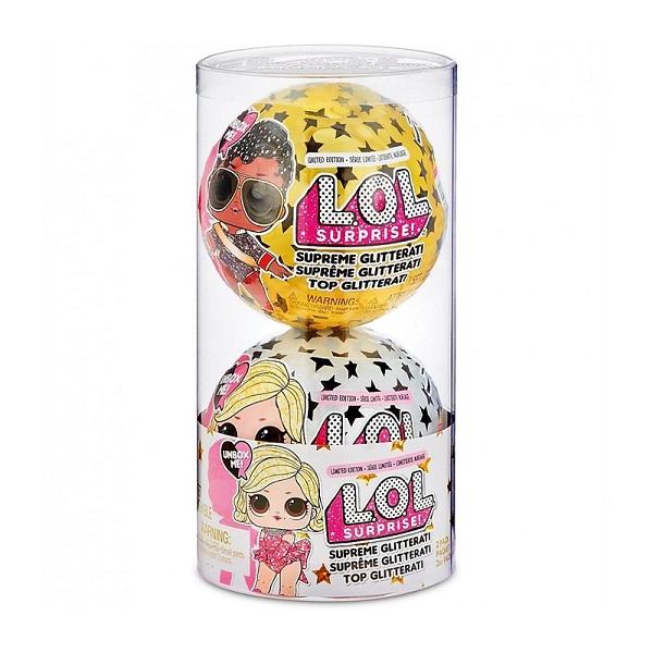 【日本未発売】【L.O.L. Surprise 】LOL サプライズ スプリーム Glitterati 2個セット  L.O.L. Surprise Supreme Glitterati 2 Pack  ファンキーなグリッタードールの2個パ...