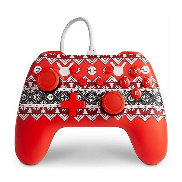 【Nintendo Switch】ニンテンドー スイッチ コントローラー (有線) ポケモン ホリデーセーター PowerA Wired Controller - Pokemon Holiday SweaterPowerA社のスイッチ用コン...