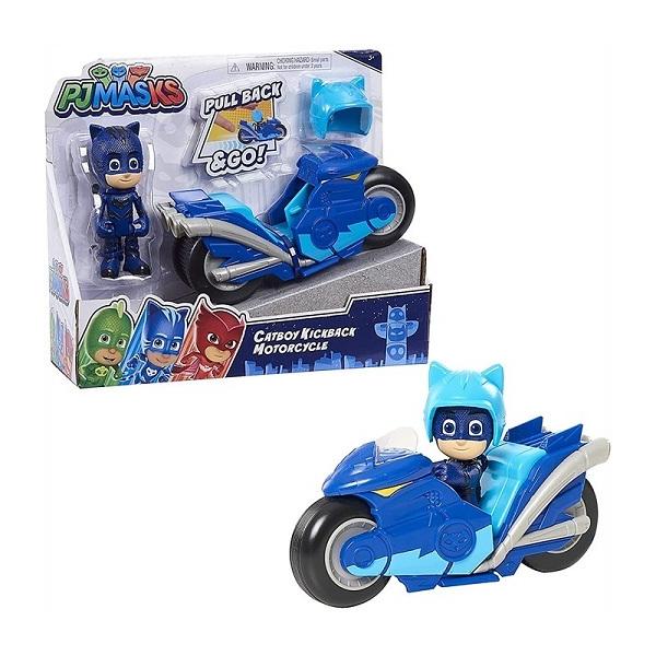 しゅつどう!パジャマスク キックバック モーターサイクルキャットボーイ＆ビークル PJ Masks Kickback Motorcycles, Catboy and Vehicle, 2-Piece Figure Setこのダイナミックな車...