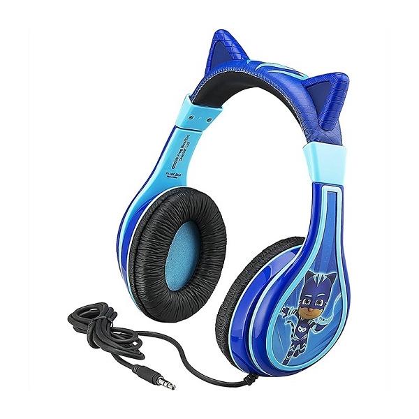 しゅつどう！パジャマスクキャットボーイ ヘッドホン 音量制限機能付き ●お子様のご使用に安心のボリューム制限機能を内蔵。●入力ジャックを使って任意のオーディオデバイスに接続し、好きなものを聴けます。●鮮明なサウンド品質。●パッド入りピボット...