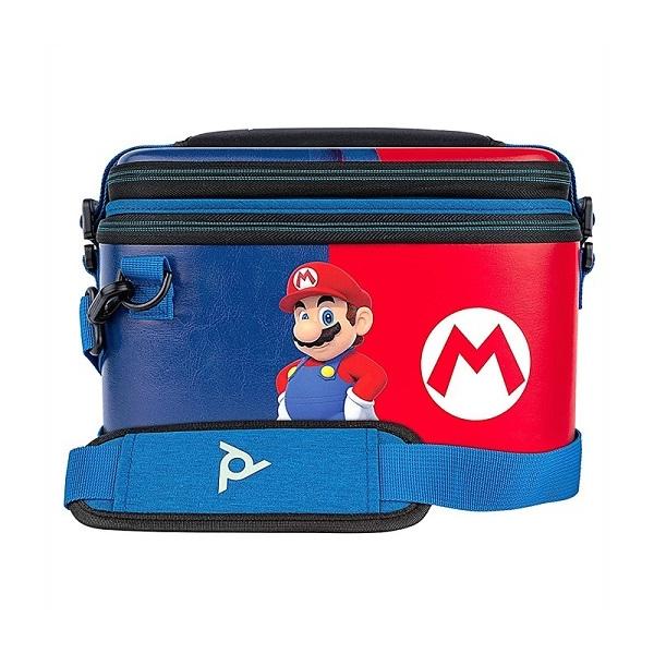 【Nintendo Switch】ニンテンドー スイッチ パワーポーズマリオ 2in-1 トラベルケース2つのケースが1つになったSlim Travel Case（取り外し可能）には、外出先でのゲームに便利なコンソールスタンドが内蔵されてい...