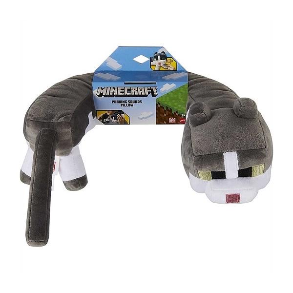 Minecraft Purring Sounds Plush Cat Neck Pillow Toyマインクラフトをモチーフにしたぬいぐるみで、肉球を押すと「にゃーにゃー」と鳴く、心地よいネコのネックピローです。ネコが首に巻きついてくるので...