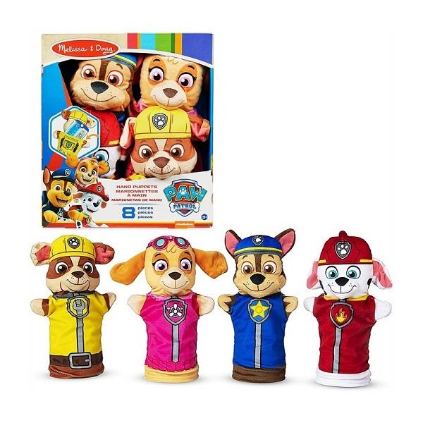 【Melissa &amp; Doug/メリッサ＆ダグ 】Paw Patrol Hand Puppets パウパトロール ハンドパペット 4個セット PAW Patrolハンドパペット4体セット（ラブル、スカイ、チェイス、マーシャル）で、物...