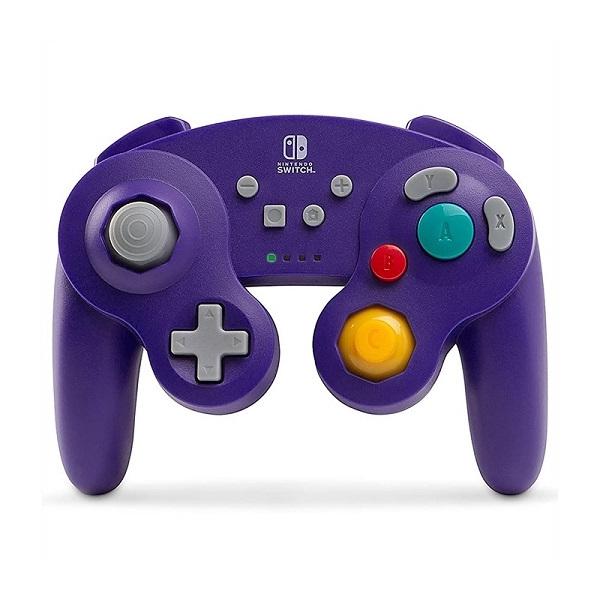 【Nintendo SWITCH】ニンテンドー スイッチ PowerA ワイヤレスコントローラー ゲームキューブスタイル パープル PowerA Wireless Controller for Nintendo Switch GameCub...
