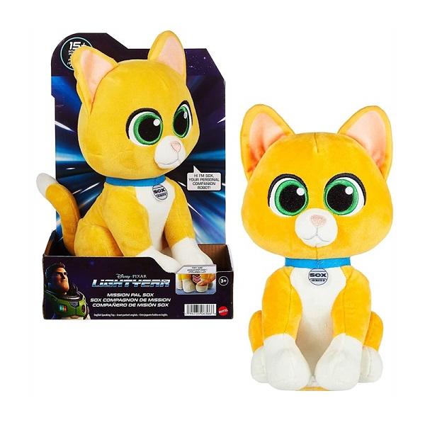 ディズニー ピクサー ライトイヤー ミッションパル ソックス フィーチャー ぬいぐるみ （約25cm）米国マテル社製バズ・ライトイヤーの相棒でロボットのソックスのぬいぐるみで、ディズニーとピクサーの『ライトイヤー』の宇宙探検、争い、チームワ...